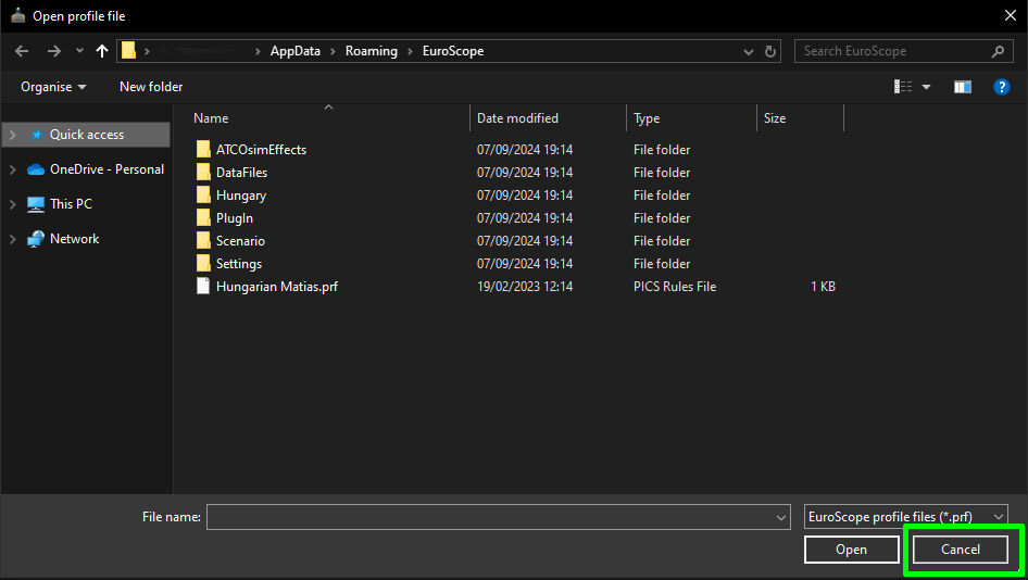 EuroScope installation (automatic) | VATITA wiki