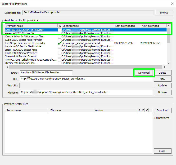 EuroScope installation (automatic) | VATITA wiki